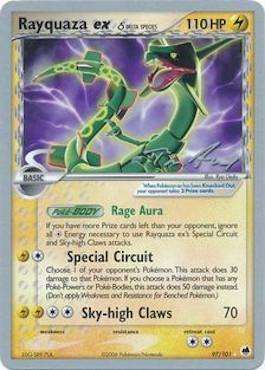 Rayquaza ex (97/101) (Delta Species) (Legendary Ascent - Tom Roos) [Wo